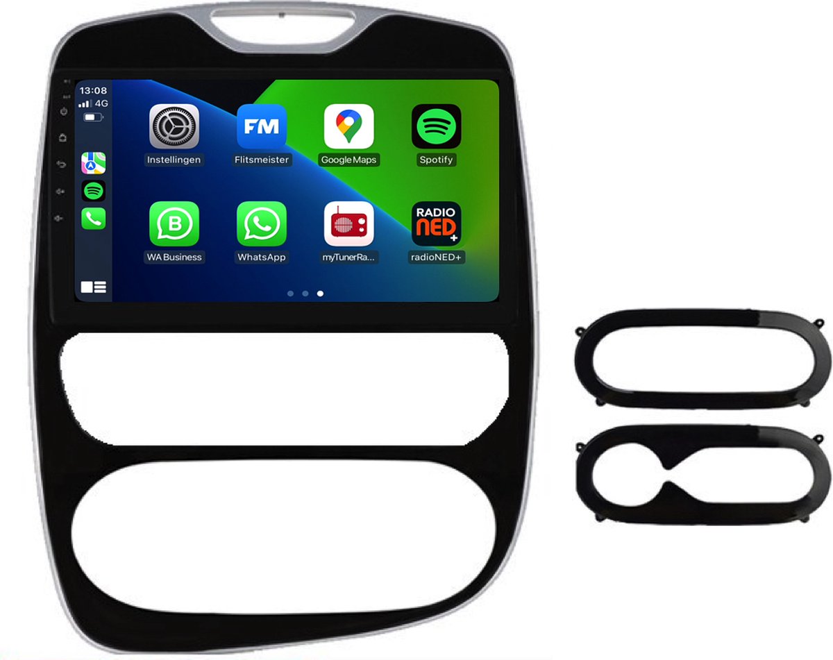 Renault Clio 4 Android Autoradio | 2016 t/m 2019 | CarPlay - Online Radio