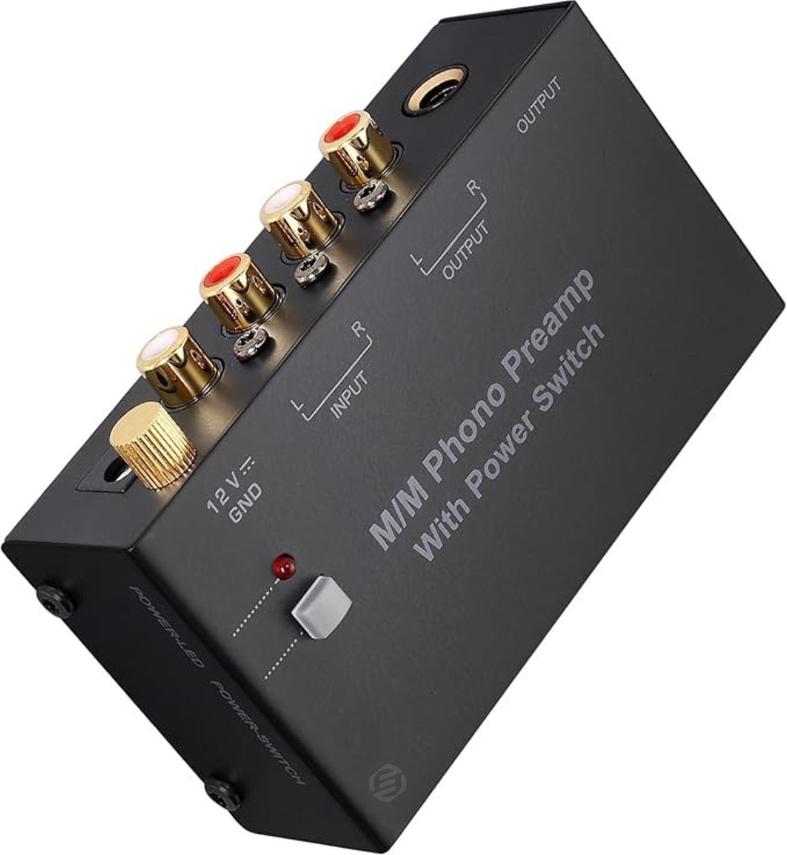 Equivera phono voorversterker - M/M Phono Preamp with Power Switch ...